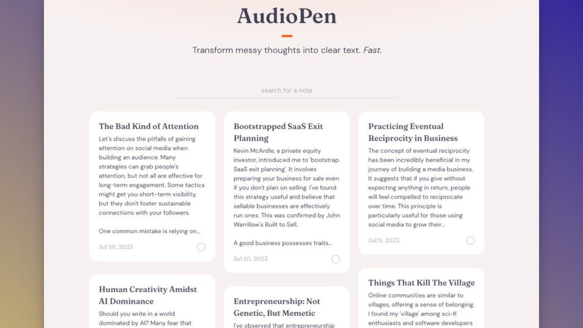 AudioPen: How to Use It to Teach | Tech & Learning