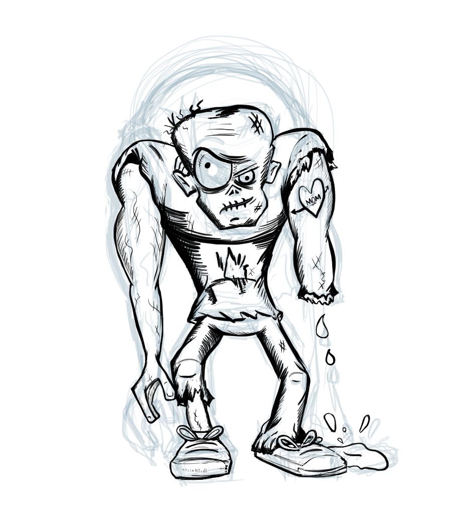 How to paint a zombie in Clip Studio Paint | Creative Bloq