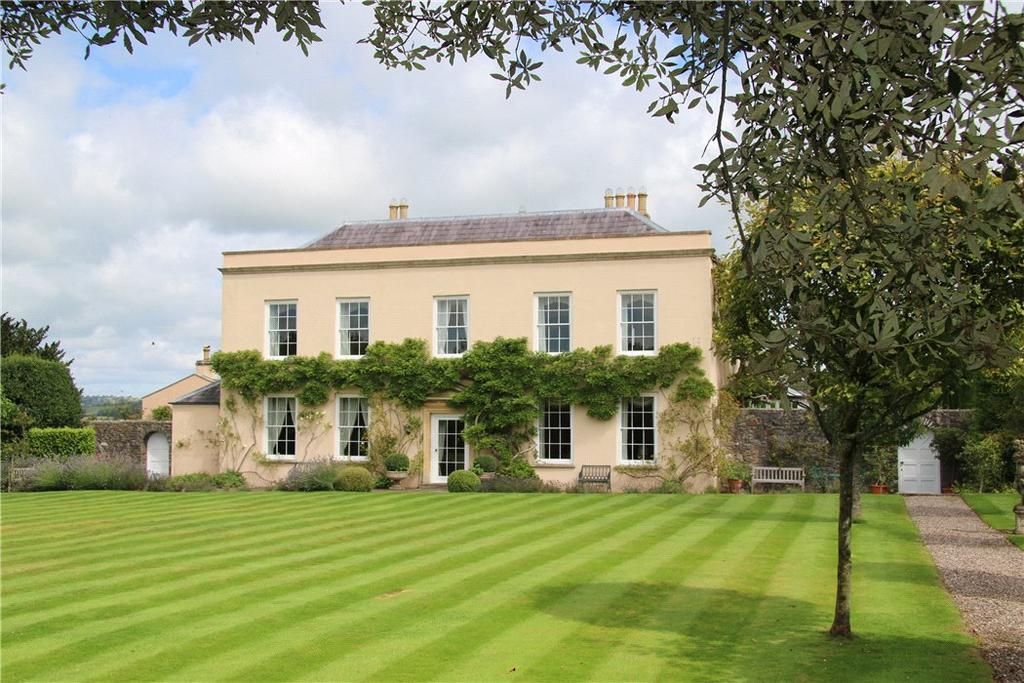 The charming former rectory built to classic Georgian proportions ...