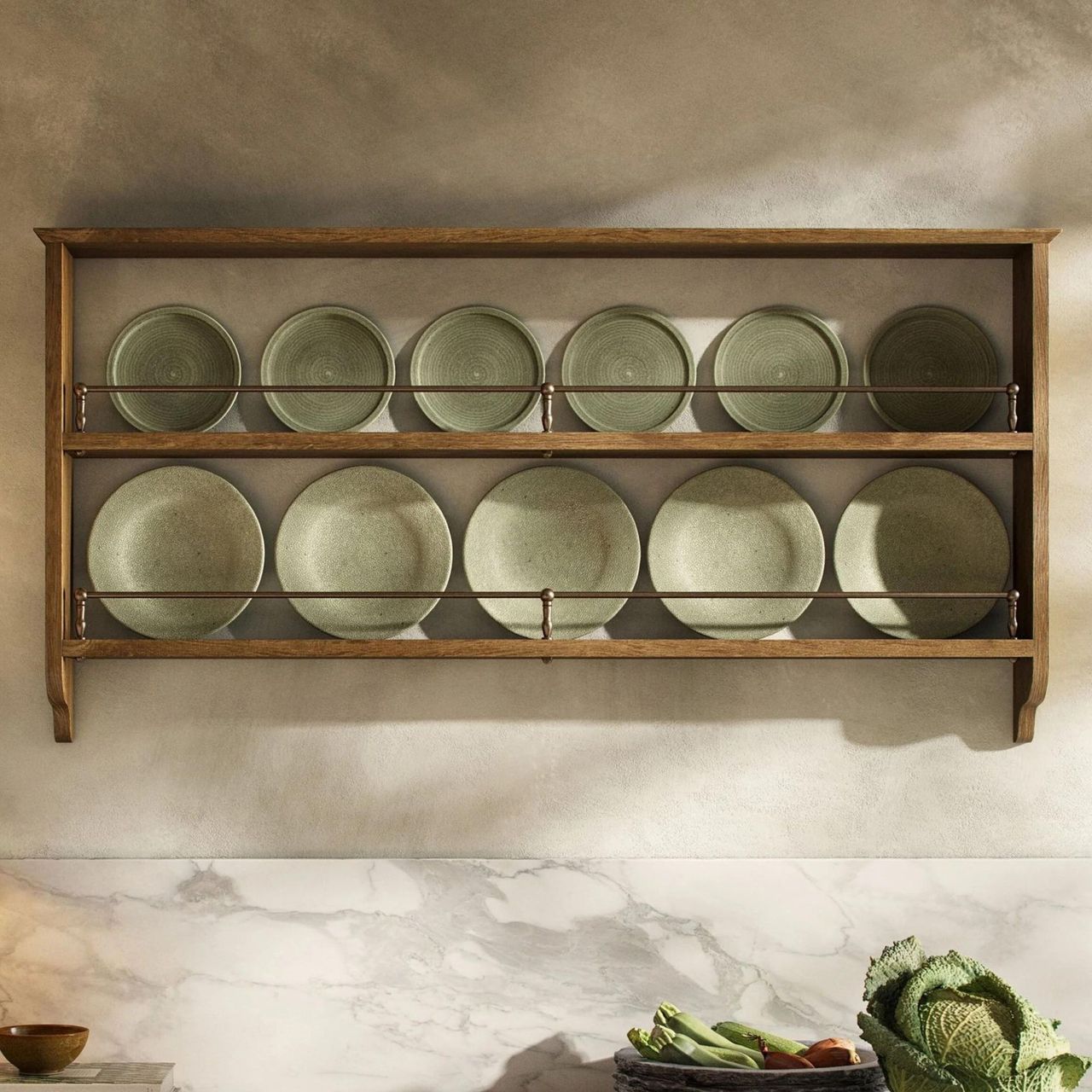5 kitchens with plate racks that exude rustic charm | Homes & Gardens