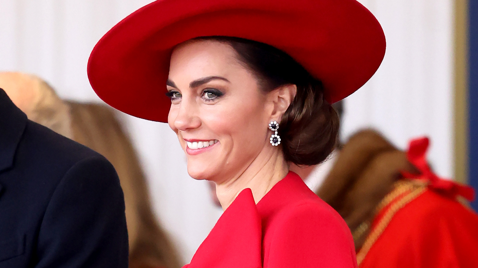 Princess Kate's Red Outfit for State Visit Was Pure Theater | Marie Claire