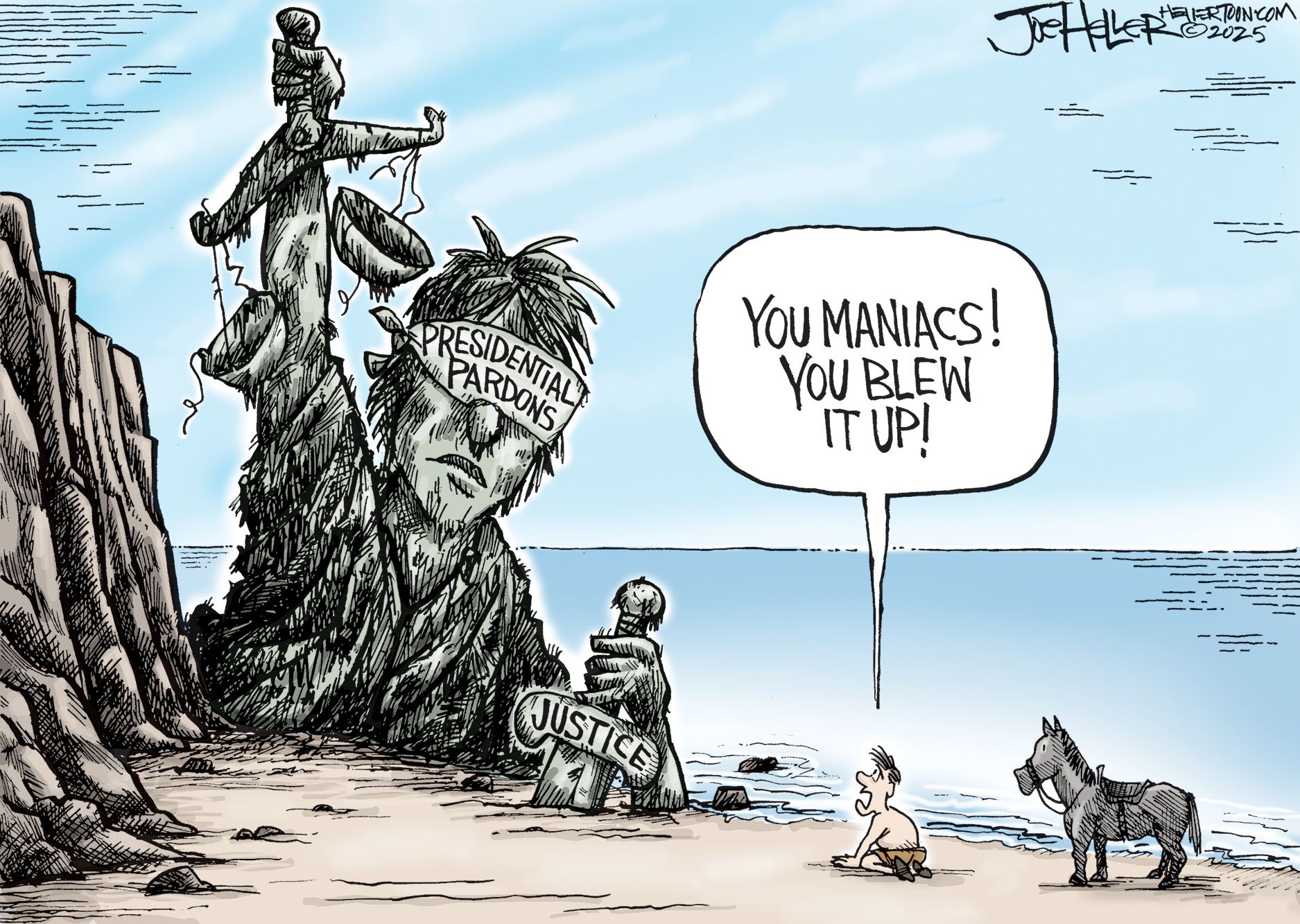5 inexcusably hilarious cartoons about pardon-happy presidents | The Week