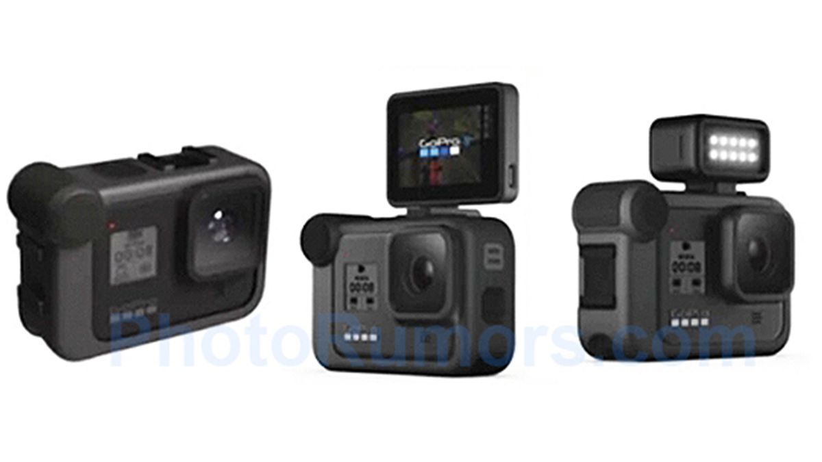 Upcoming GoPro Hero 8 action cams shown off in new leaked images ...