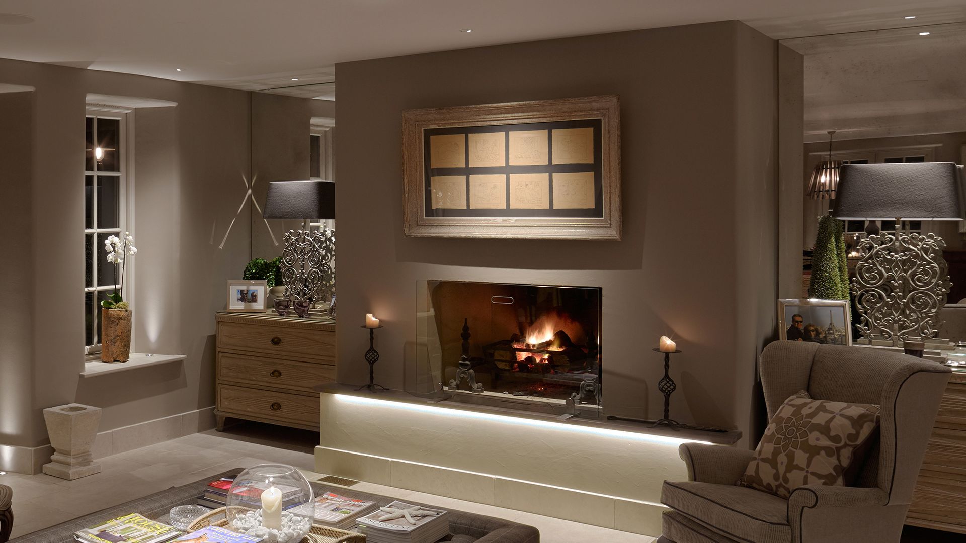 Fireplace lighting ideas: 7 ways to spark a great design | Homebuilding