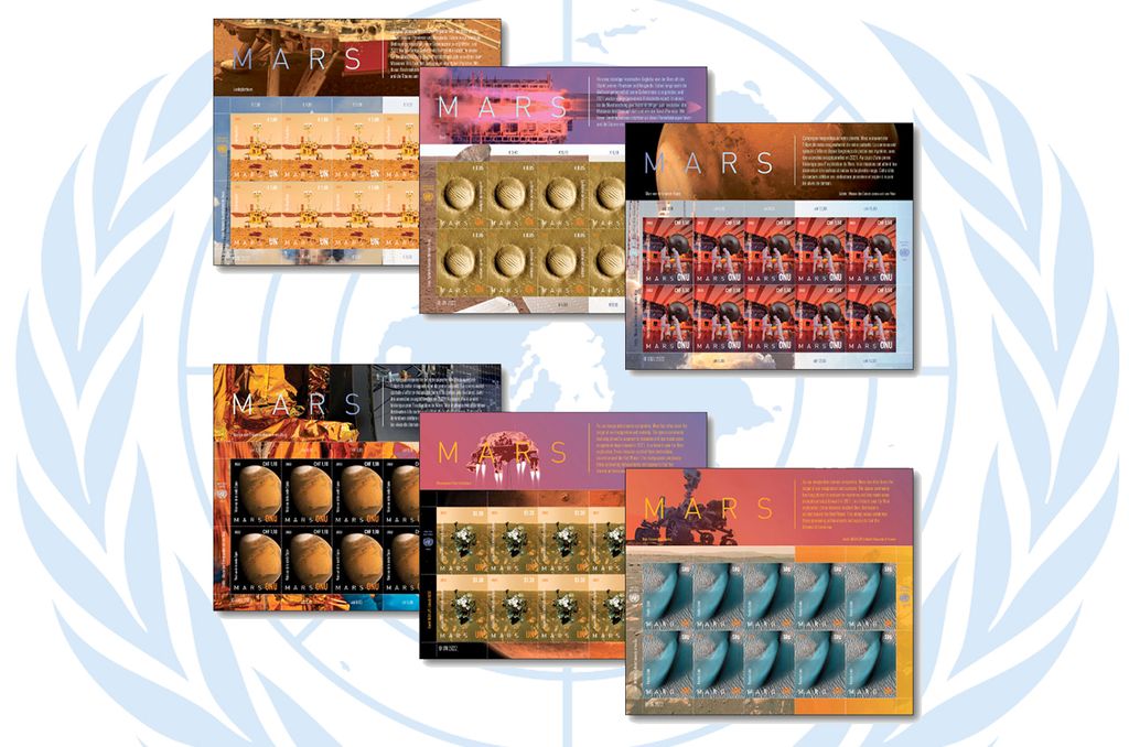 United Nations celebrates Mars missions on new postage stamps | Space