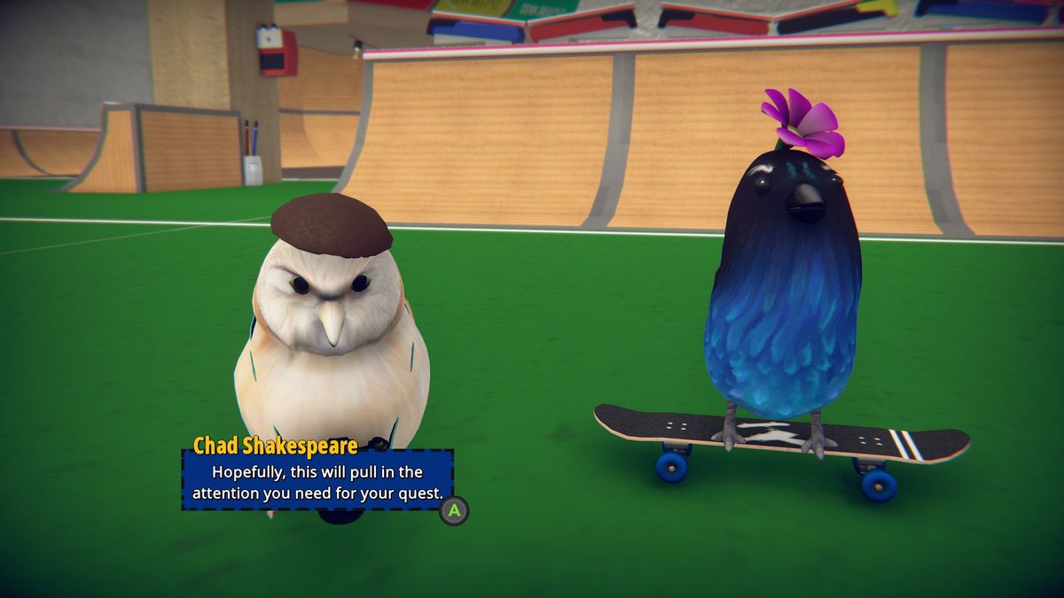 SkateBIRD Xbox review: A feathery skateboarding game held back by ...