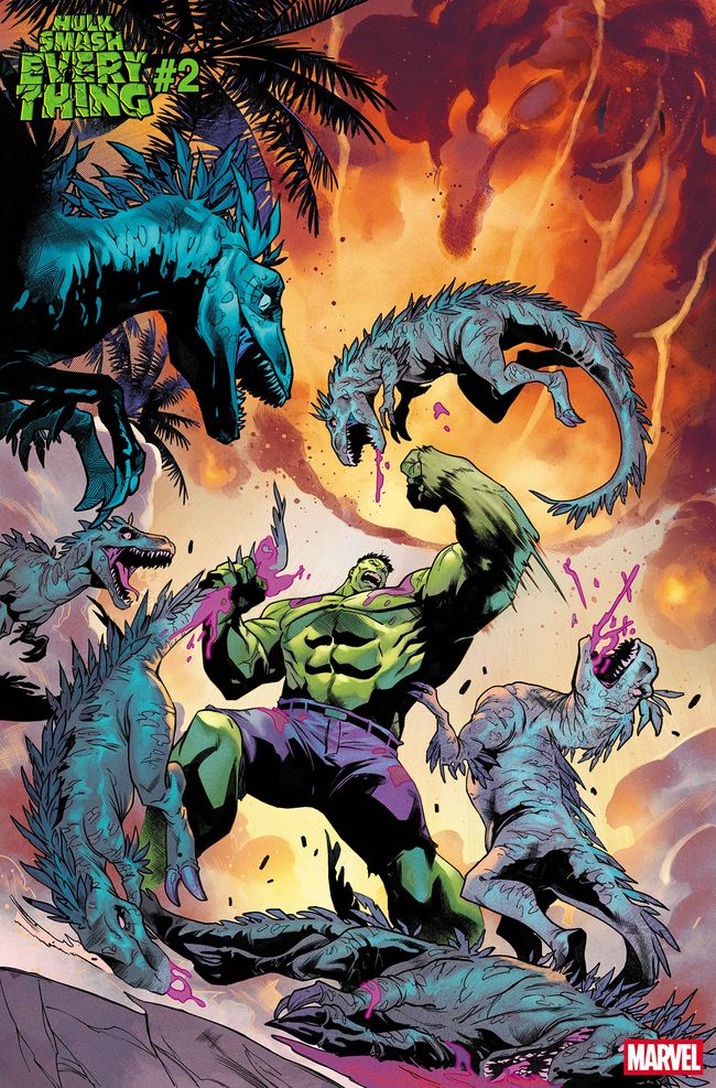 Hulk "smashes history" as he faces off with dinosaurs in his quest to ...