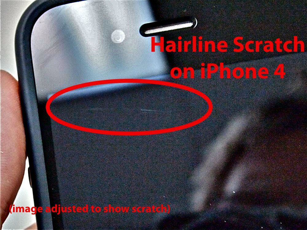 My iPhone 4 has a hairline scratch - from normal use | iMore