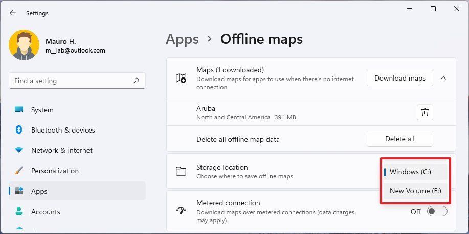 How to manage offline maps on Windows 11 | Windows Central