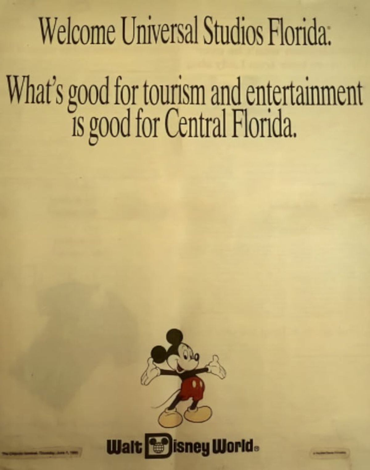 I Didn’t Have Disney Head Honcho Wishing Universal Good Luck During ...