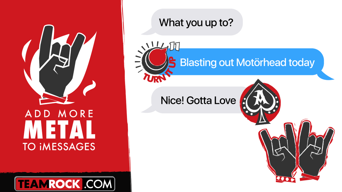 TeamRock unveils Heavy Metal Stickers pack for iMessage | Louder