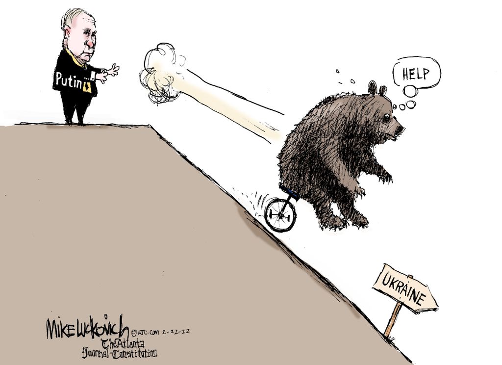 7 cartoons about Putin's invasion of Ukraine | The Week
