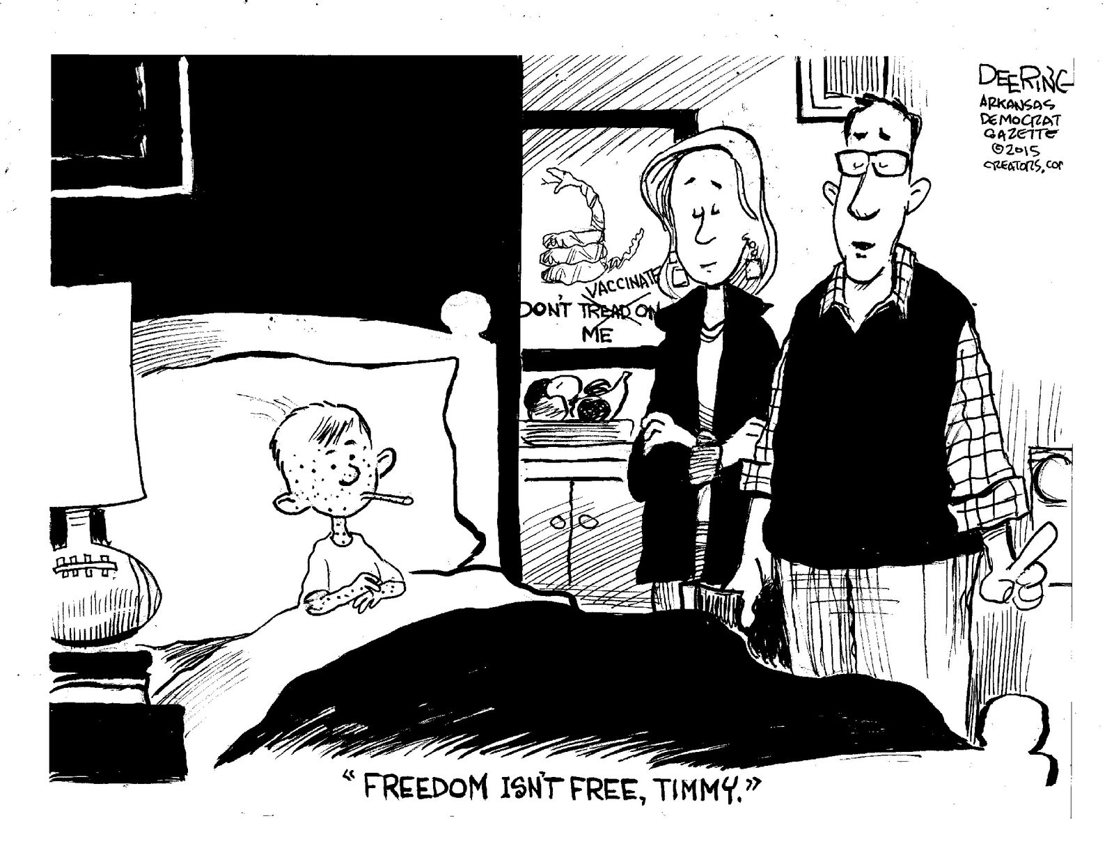 Editorial cartoon U.S. Health Measles | The Week