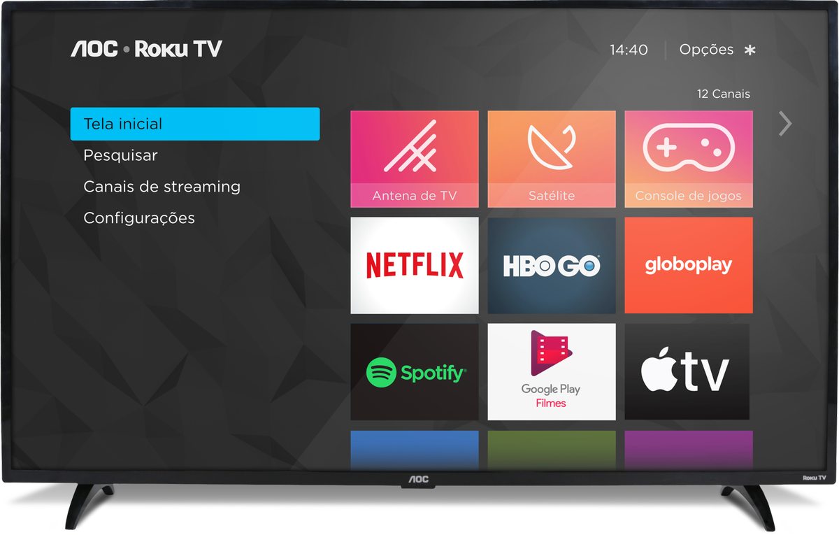 Roku is now available in Brazil, thanks to its first AOC Roku TV | What ...