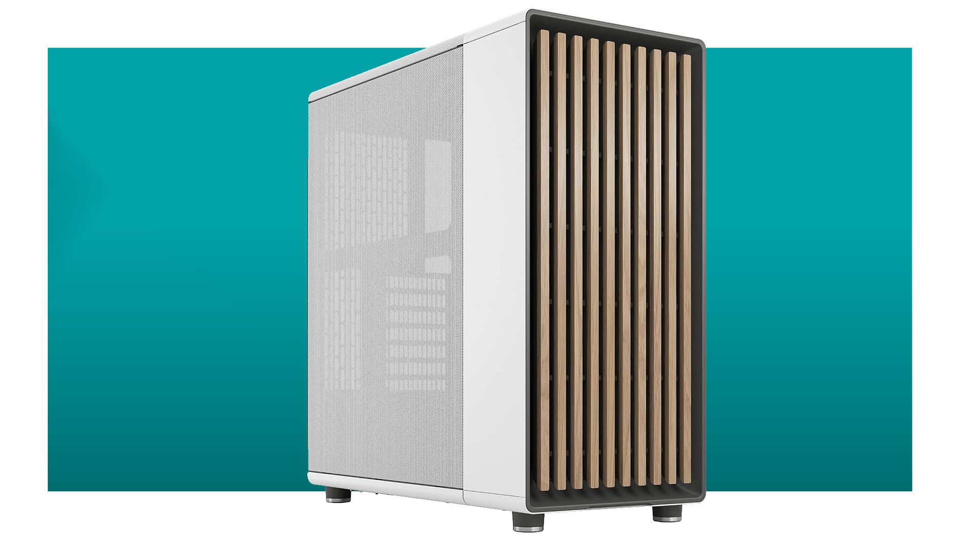 This white PC case with real wood trim that's $30 off for Prime Day is ...