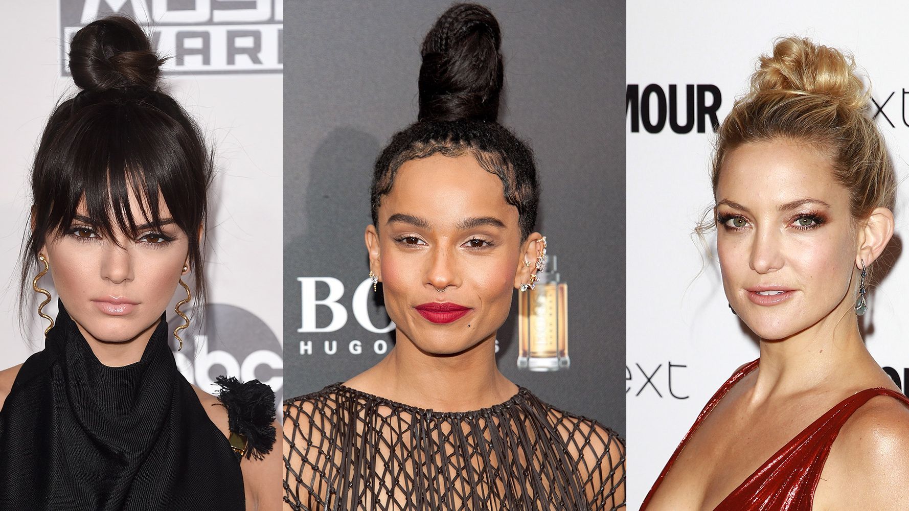 50 Best Top Knot Hairstyles of 2017 - Celebrity Top Knot Ideas | Marie ...