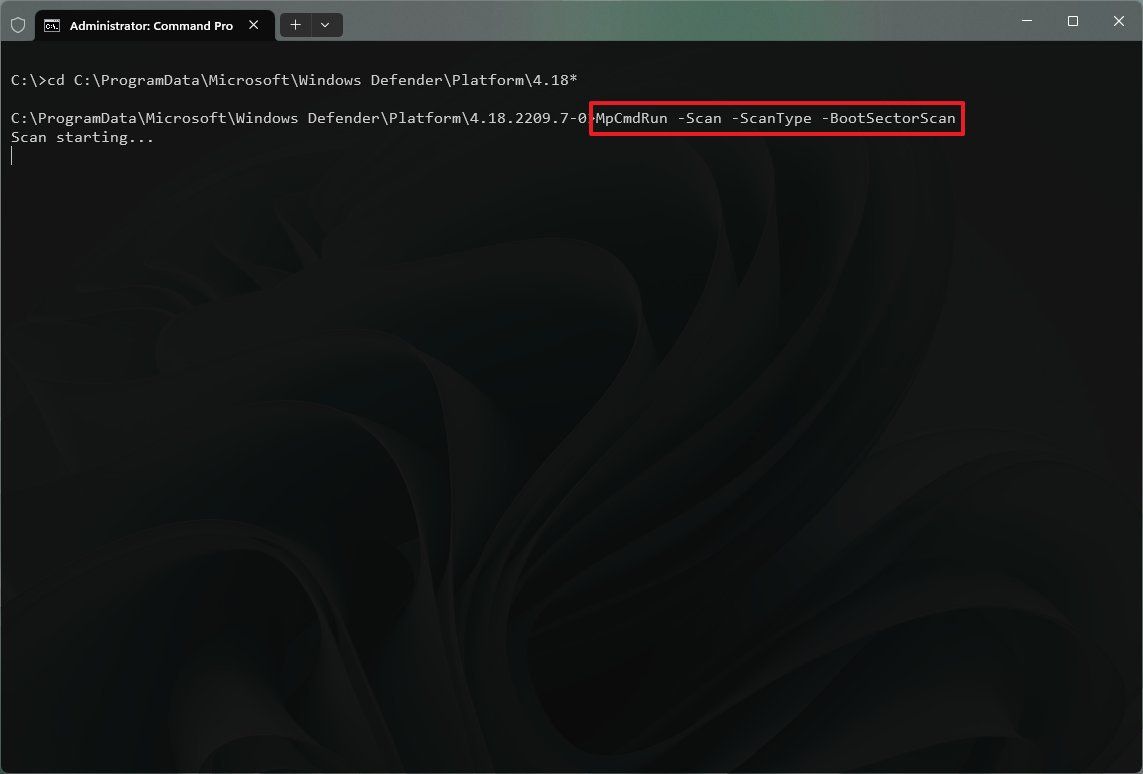 How to manage Microsoft Defender Antivirus from Command Prompt on ...
