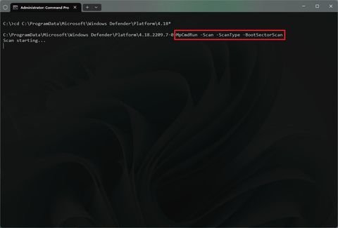 How to manage Microsoft Defender Antivirus from Command Prompt on ...