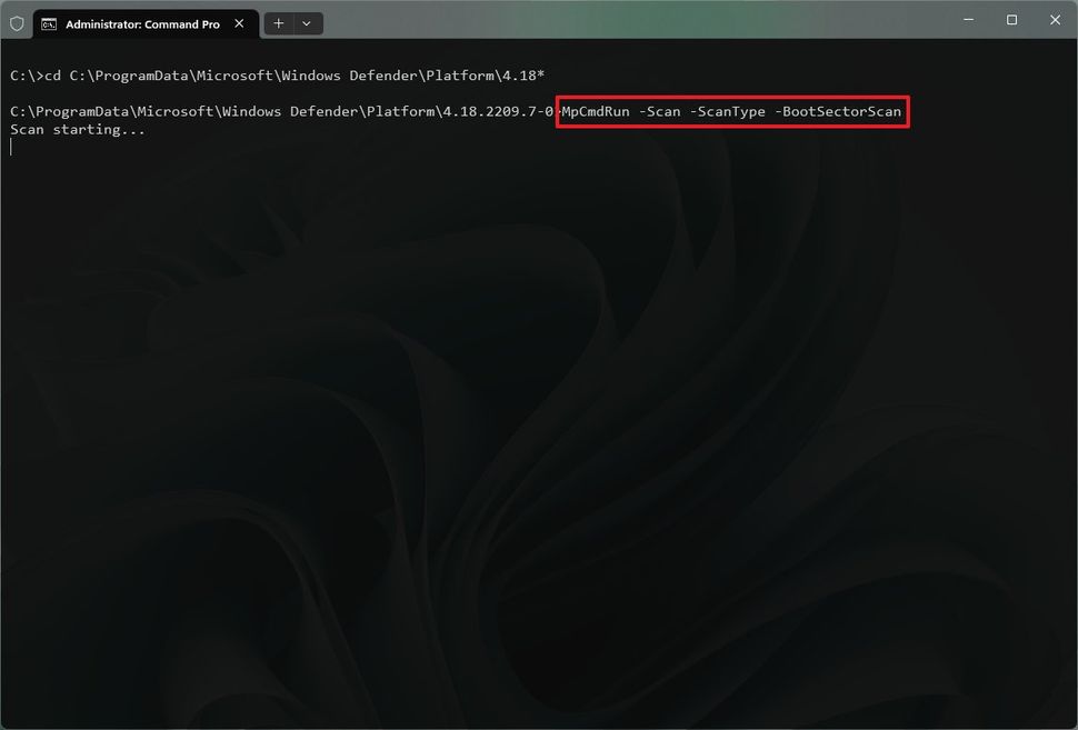 How to manage Microsoft Defender Antivirus from Command Prompt on ...