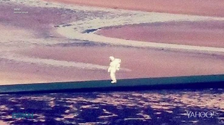 Mystery 'Astronaut' Sighting on UK Beach Solved (Video) | Space