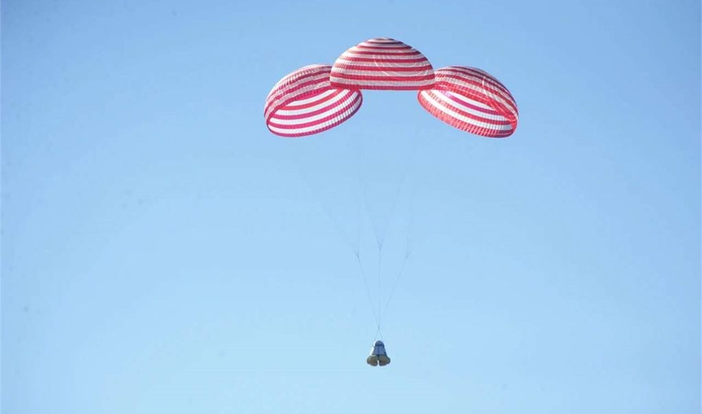 China's new space capsule lands safely to end 1st uncrewed test flight ...