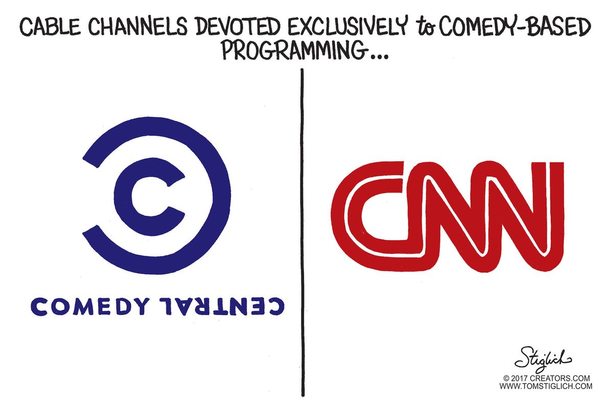 Editorial Cartoon U.S. Comedy Central CNN politics | The Week