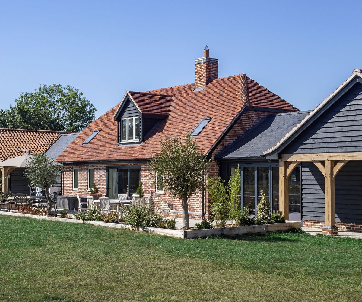 How one couple built a rustic barn-style home in the countryside ...