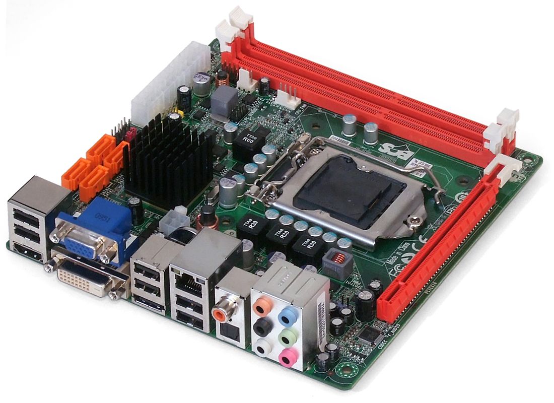 ECS H55H-I Mini-ITX - Budget Computing: Nine H55 And H57 Motherboards ...