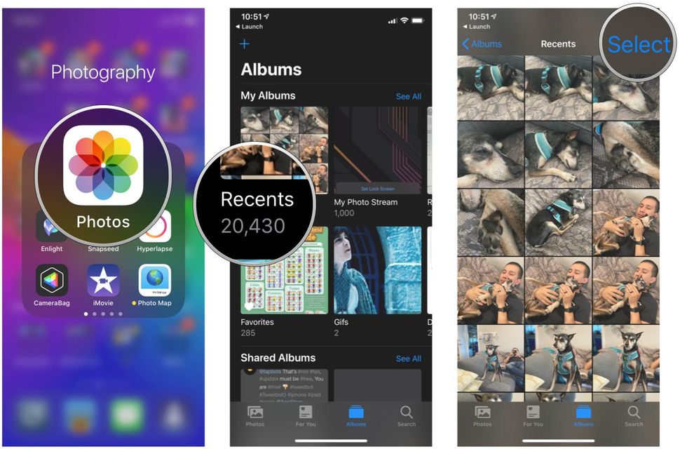How to use the Photos app for slideshows, setting wallpaper, and ...