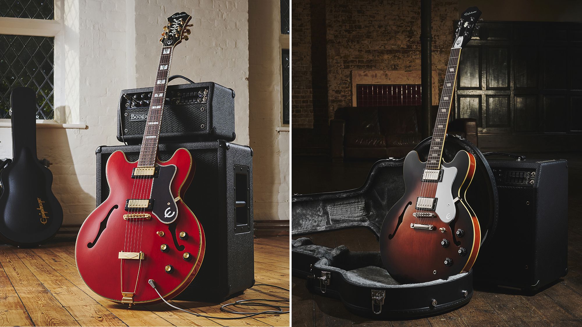 Oasis' Bonehead and Gem Archer both get signature Epiphones | Guitar World