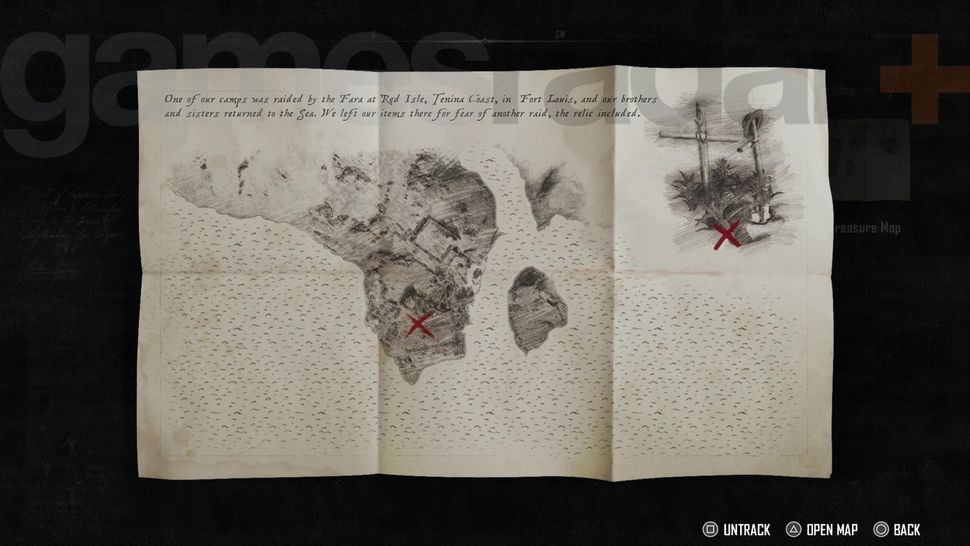 How to solve Skull and Bones Relics of the Past treasure map | GamesRadar+