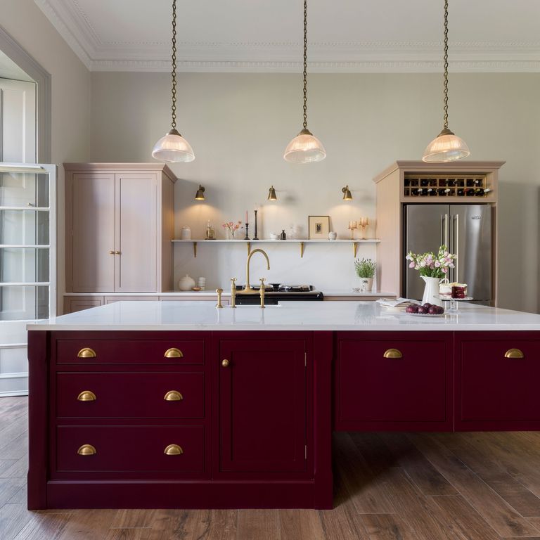 6 ways to try burgundy kitchens in 2025 | Ideal Home