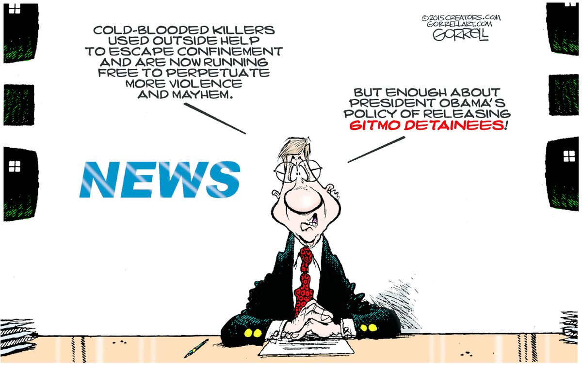 Obama cartoon U.S. Guantanamo Bay | The Week