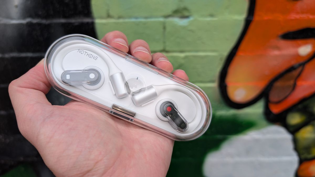 Nothing Ear Open hands-on: A cyberpunk spin on open-air earbuds ...