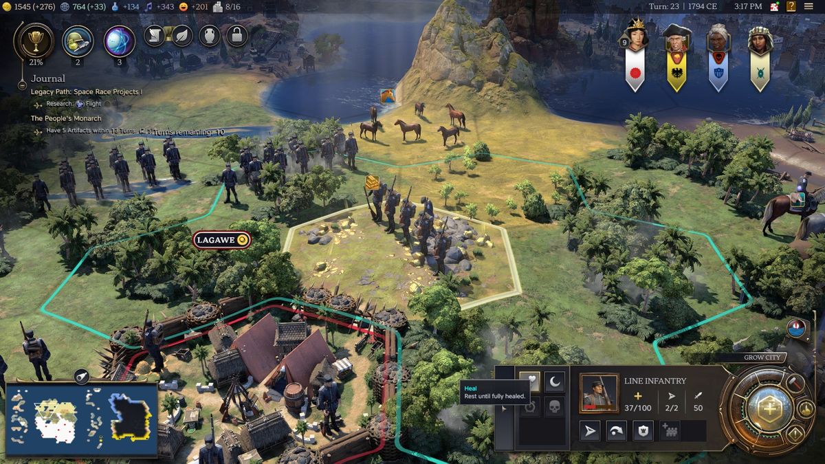 How to heal units in Civ 7 | GamesRadar+