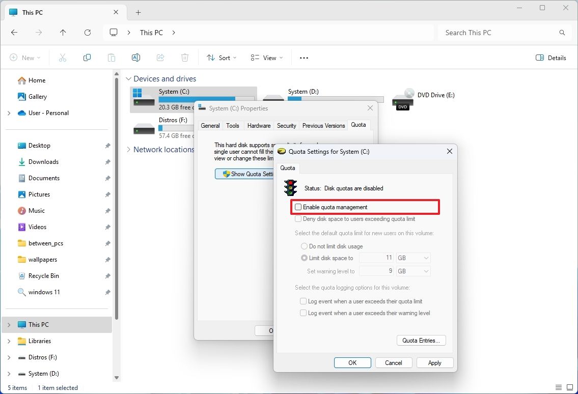 How to use Disk Quotas on Windows 11 | Windows Central