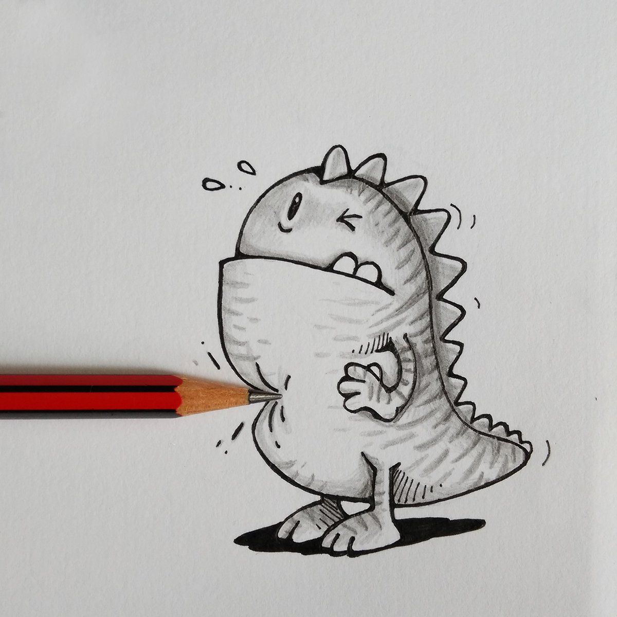 Adorable doodles interact with everyday objects | Creative Bloq