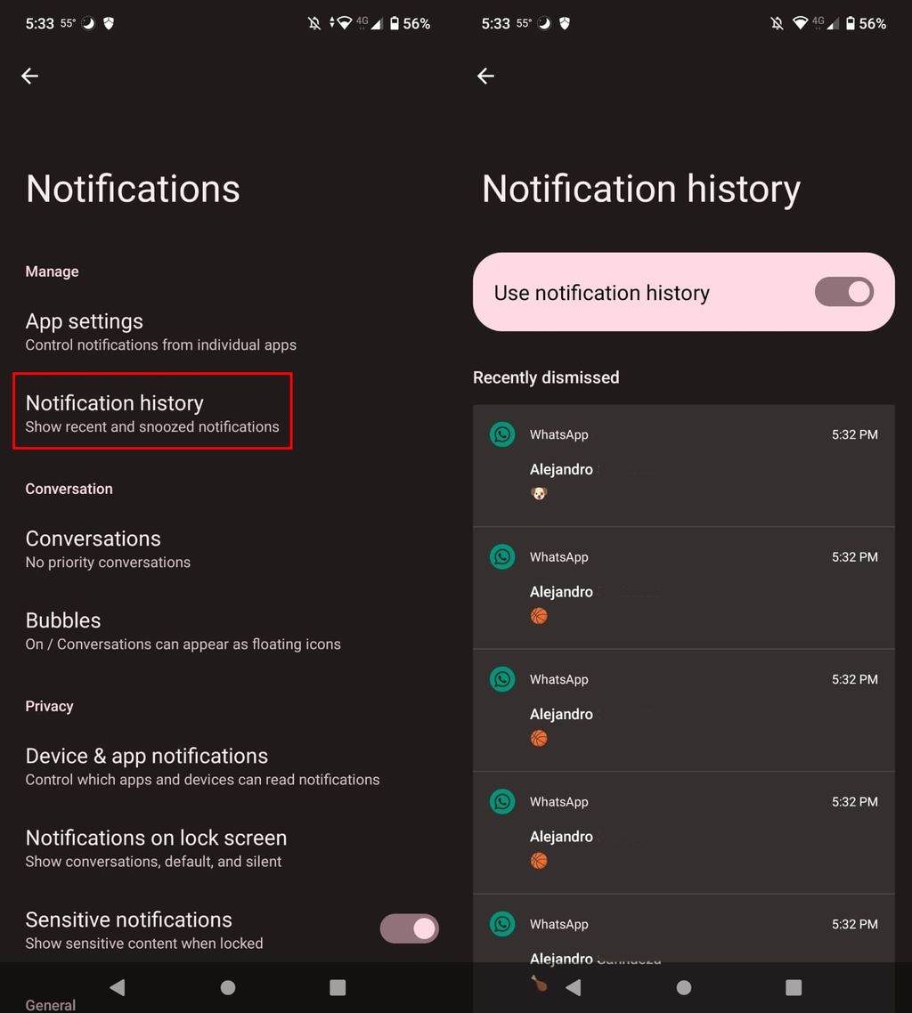 How to view your Android notification history | Android Central