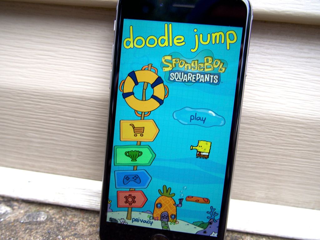 Free App of the Week: Platform through Bikini Bottom in Doodle Jump ...