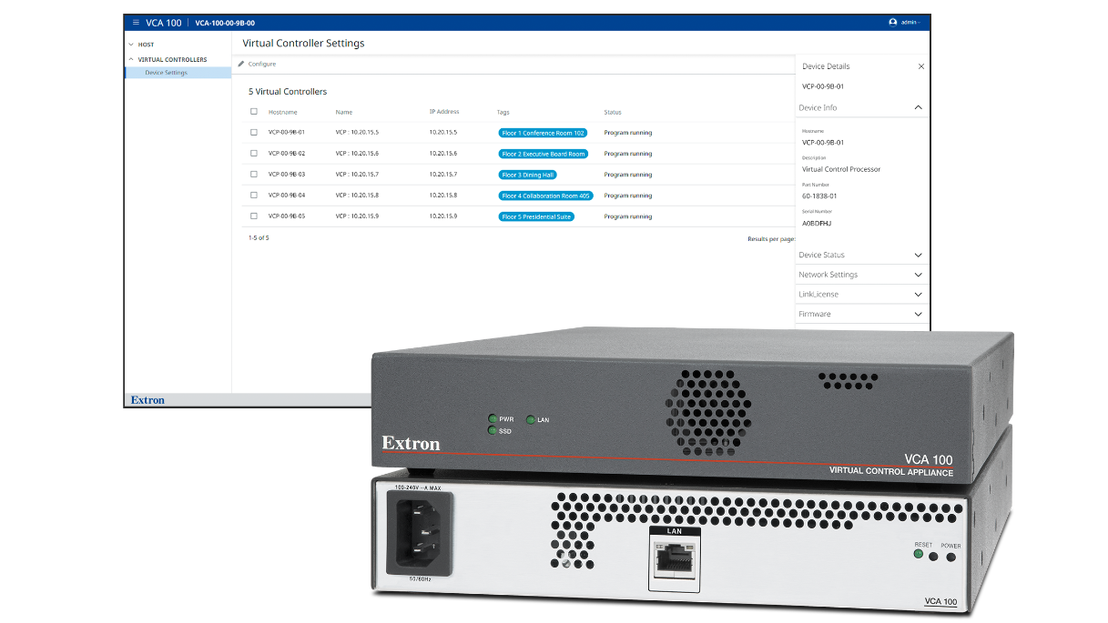 Extron's Virtual Control System Helps to Deploy, Scale, and Manage AV ...