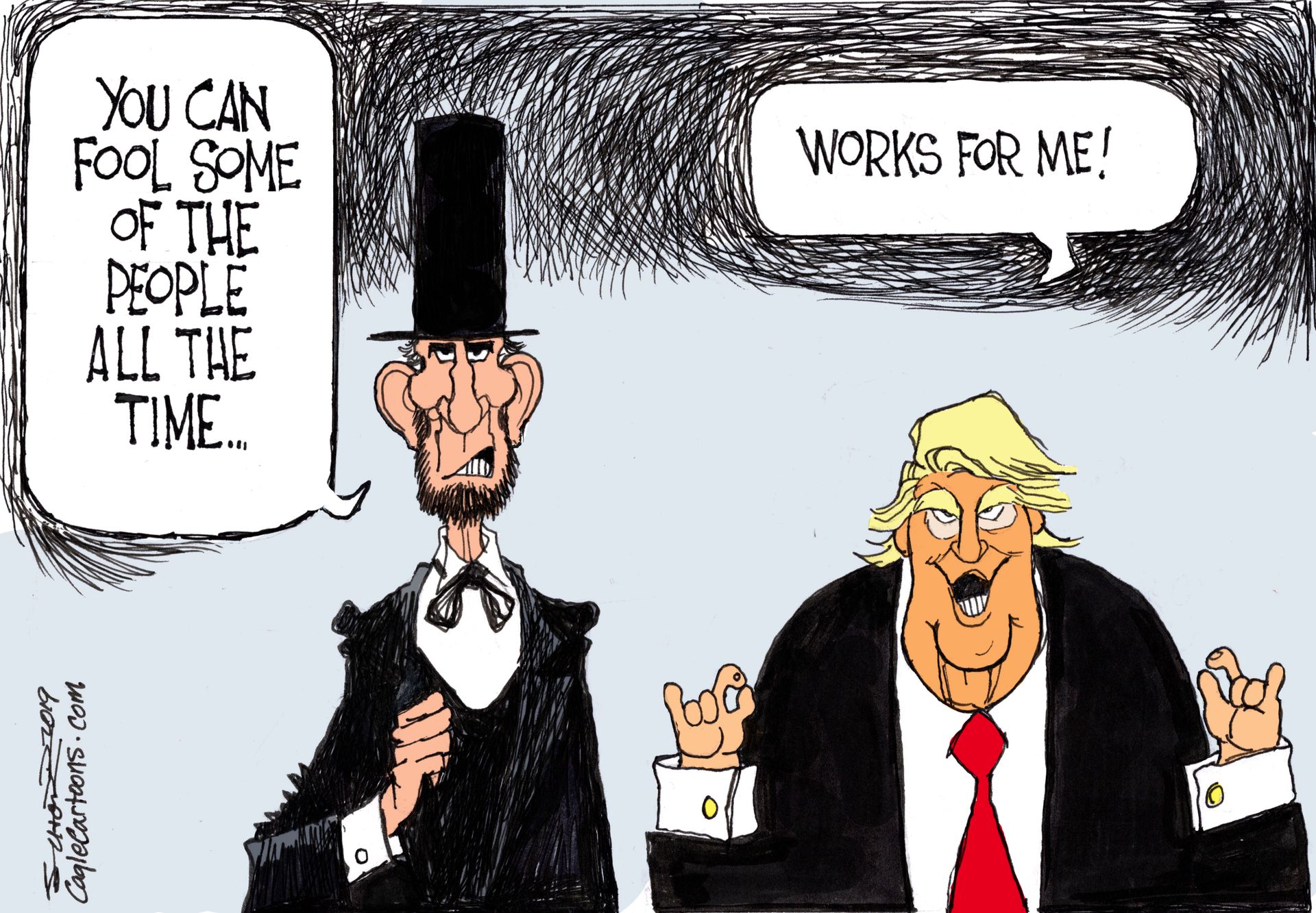 Political Cartoon U.S. Trump Abraham Lincoln | The Week