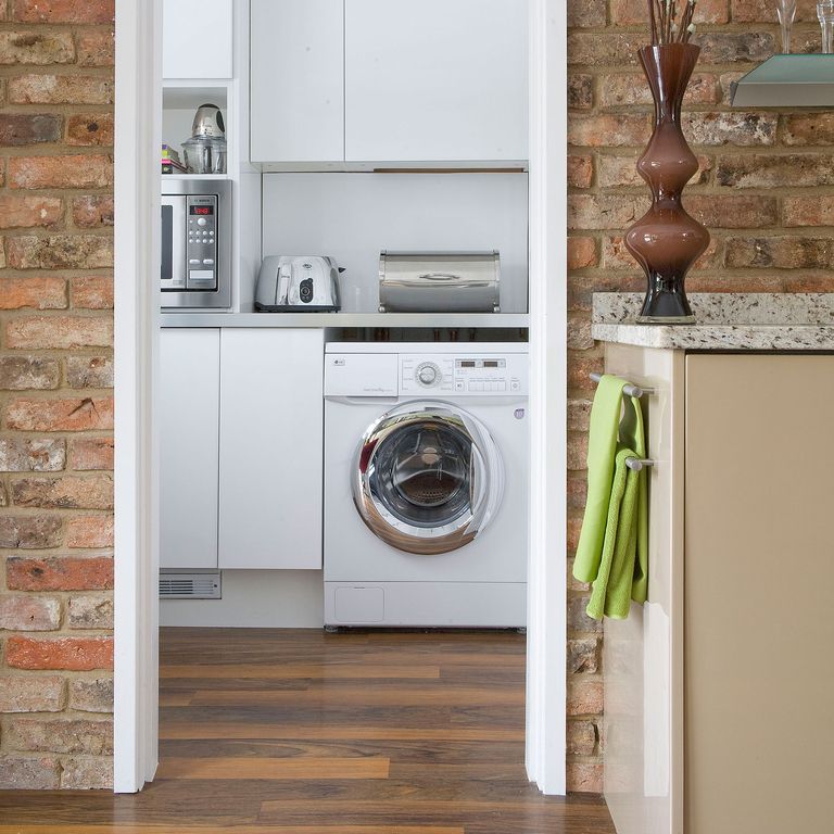 15 narrow utility room ideas to maximise your laundry space | Ideal Home