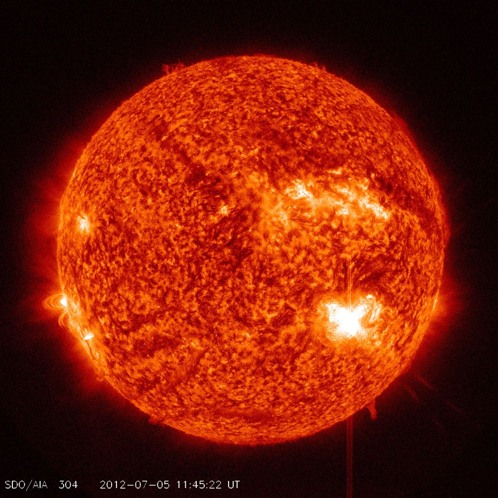 Solar Flare Photos: Sun Storms Erupt From Sunspot AR1515 | Space