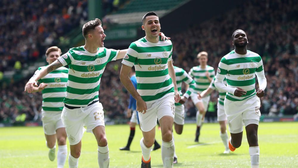 Celtic 5 Rangers 0: Rodgers' side wrap up Premiership title by ...