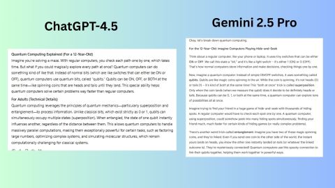 I tested ChatGPT-4.5 vs. Gemini Pro 2.5 with 5 prompts — and the ...