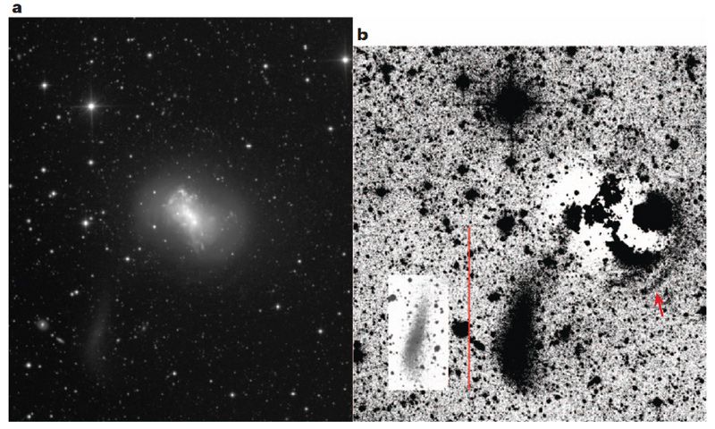 Small Twisted Galaxy Warped by Galactic 'Stealth Merger' | Space