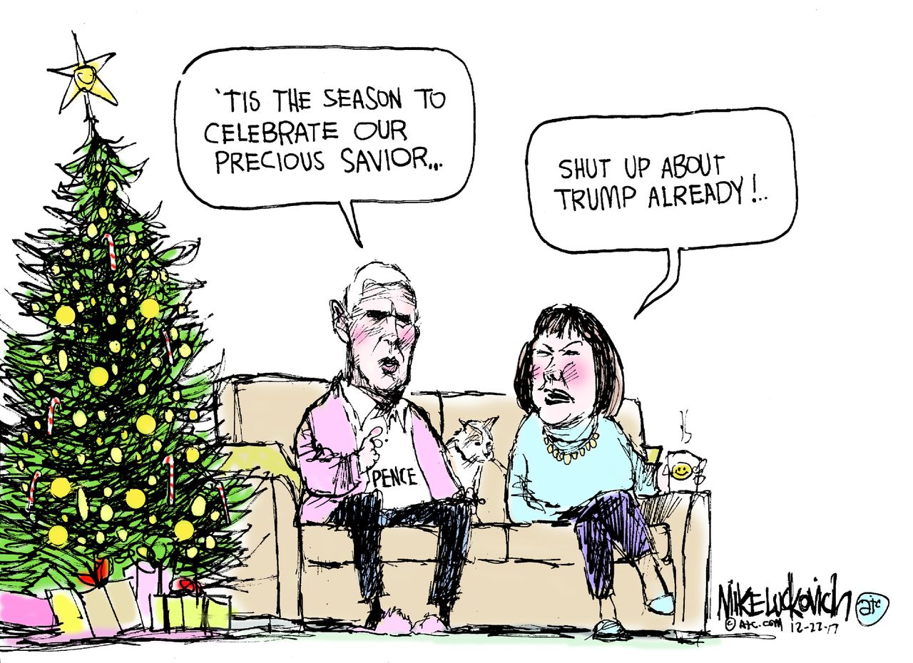 11 hilarious Christmas-themed political cartoons | The Week