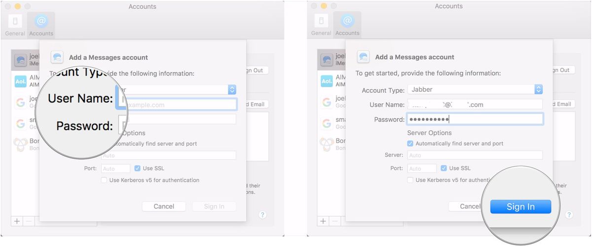 How to set up third-party messaging services in Messages for Mac | iMore