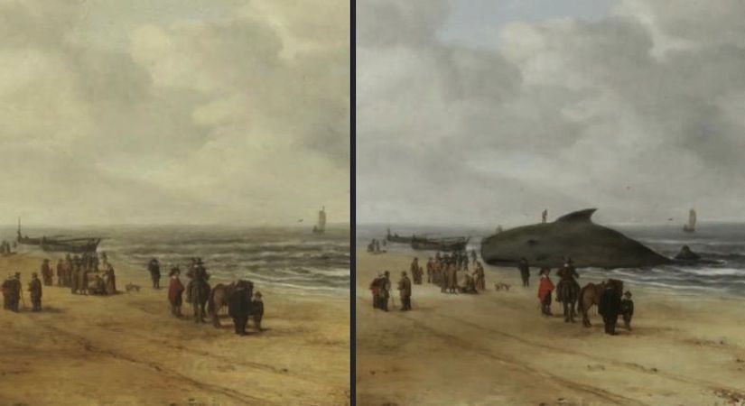 Hidden Beached Whale Revealed in Dutch Painting | Live Science