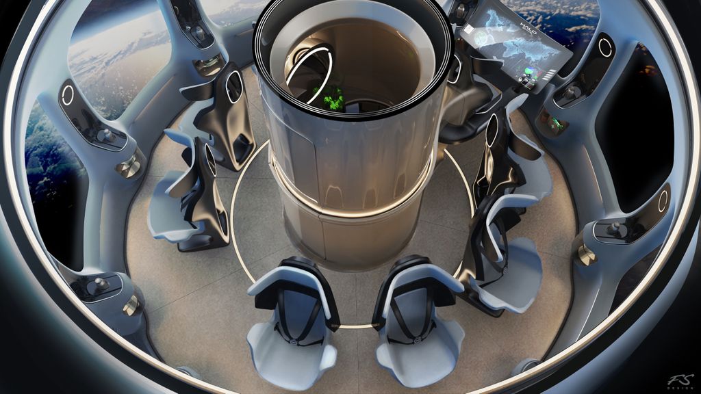 HALO Space unveils capsule design for stratospheric space 'glamping ...